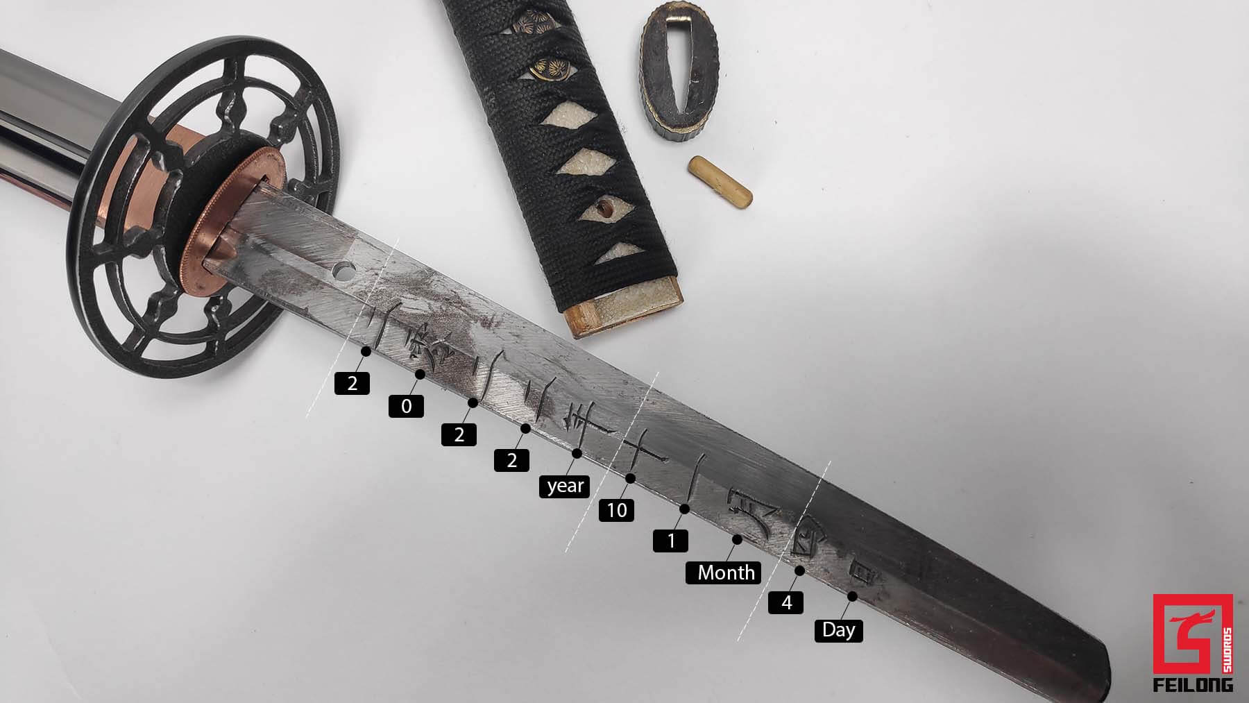 Dharma Wheel Katana - Feilongswords